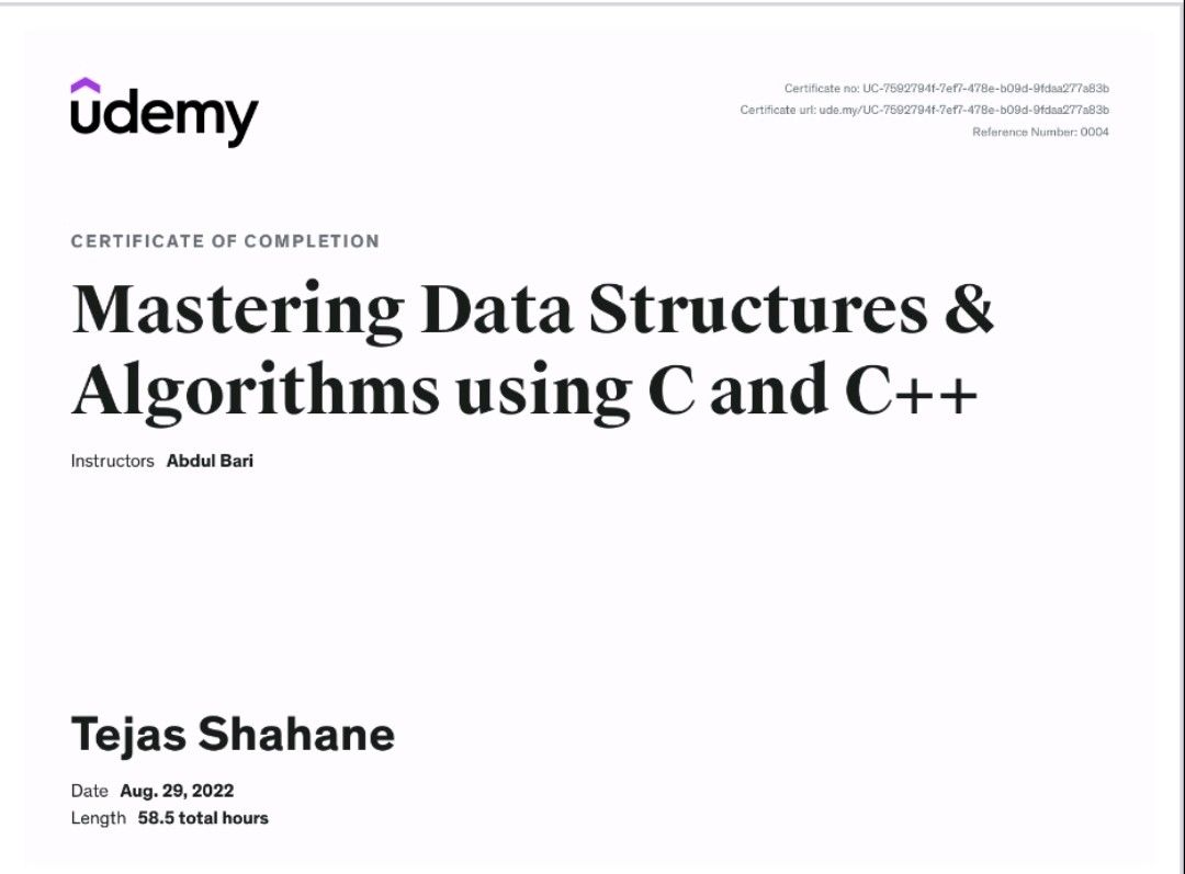 Tejas Shahane on LinkedIn: #datastructures #language #algorithms Tejas Shahane on LinkedIn: #datastructures #language #algorithms