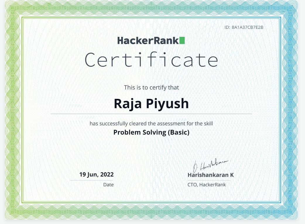 Raja Piyush on LinkedIn: #hackerrank #cpp #coding #problemsolving Raja Piyush on LinkedIn: #hackerrank #cpp #coding #problemsolving