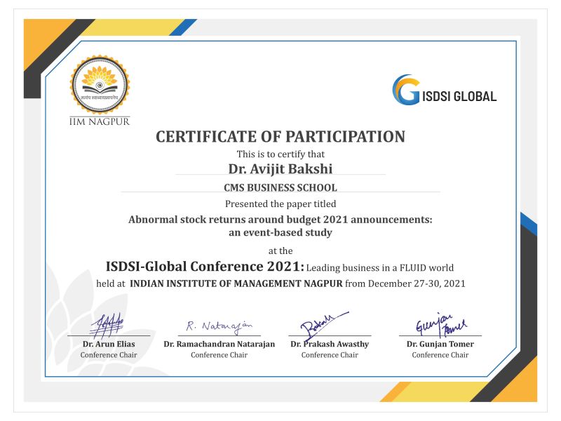 Dr. Avijit Bakshi on LinkedIn: Happy to share the certificate for ... Dr. Avijit Bakshi on LinkedIn: Happy to share the certificate for ...