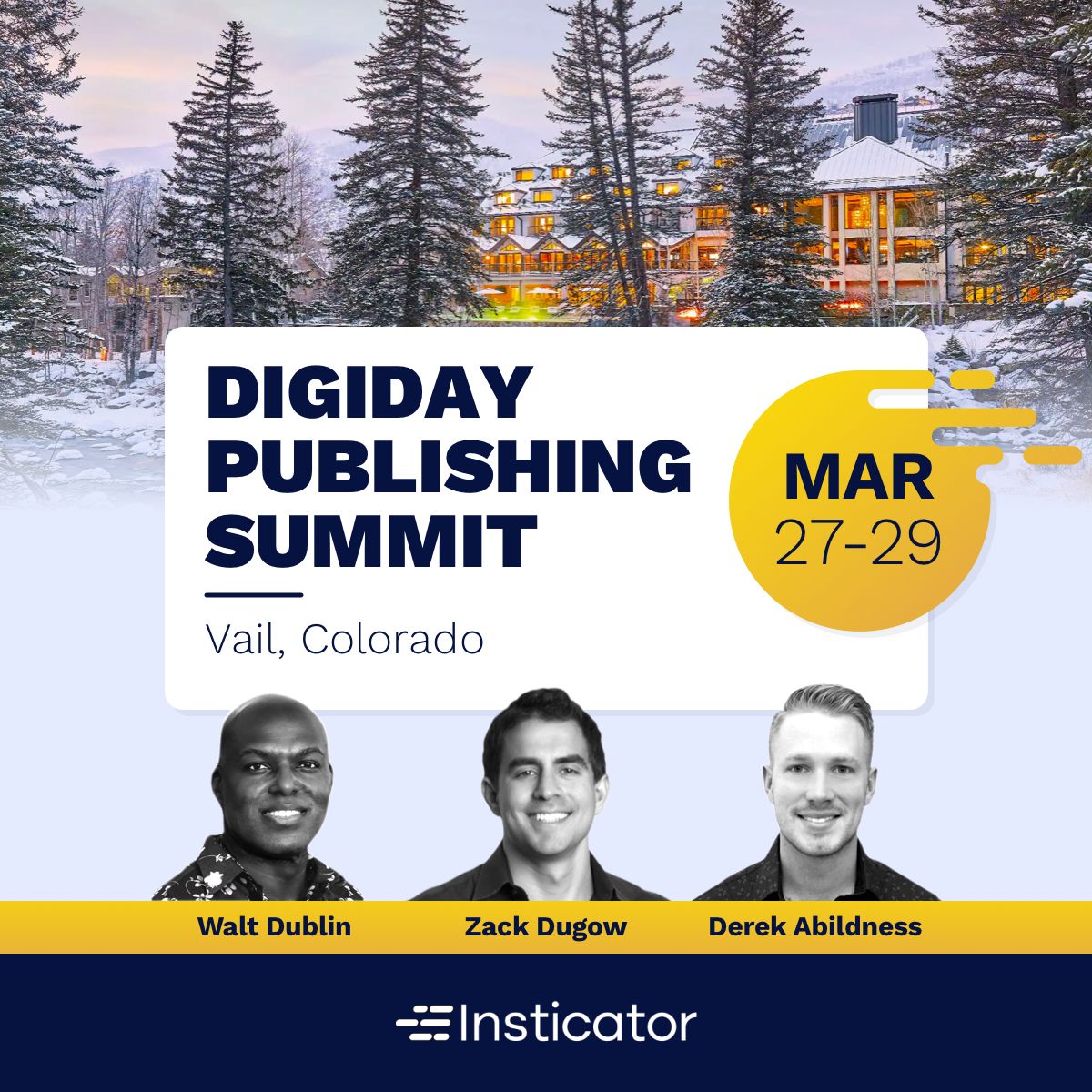 #insticator #digiday2023 #publishingsummit #vailcolorado #adtech ... #insticator #digiday2023 #publishingsummit #vailcolorado #adtech ...