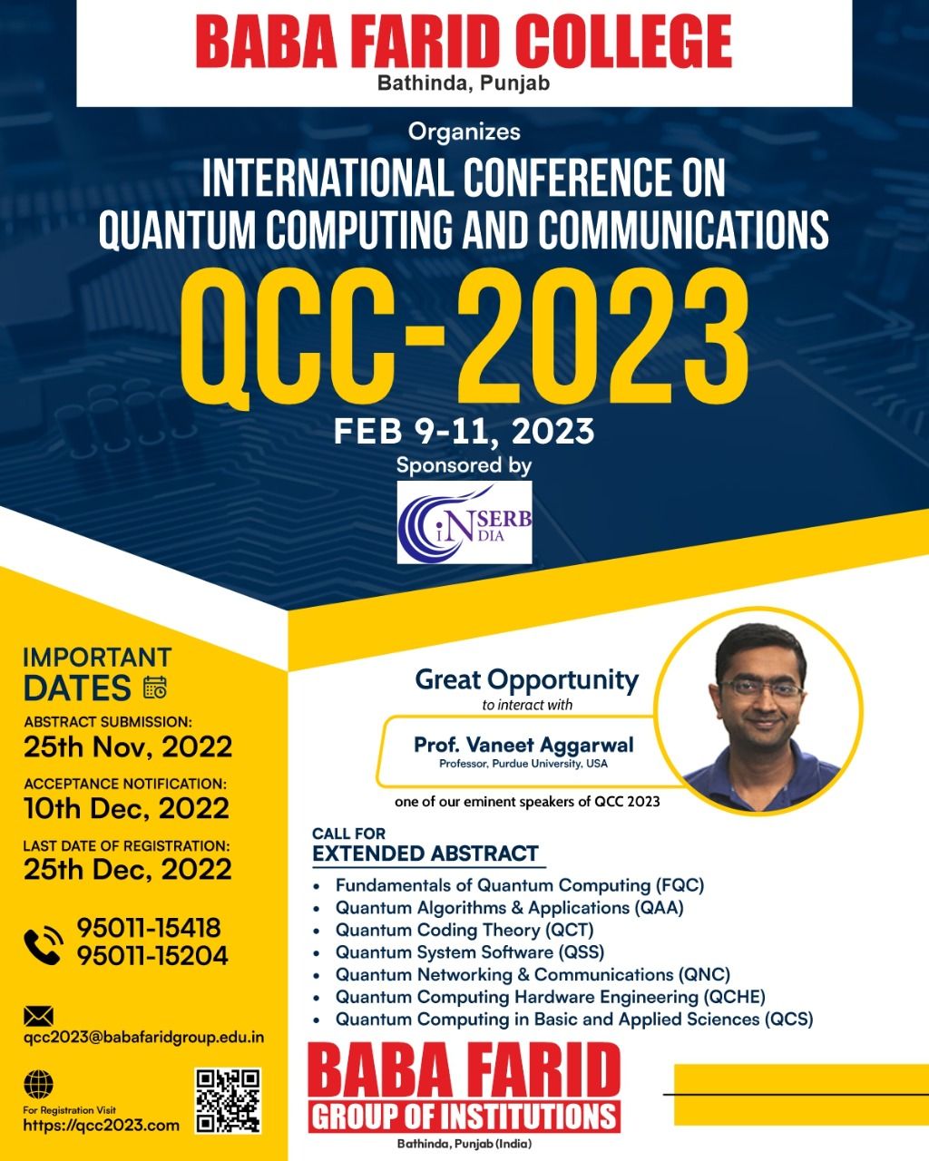Quantum Computing and Communications International Conference on ... Quantum Computing and Communications International Conference on ...