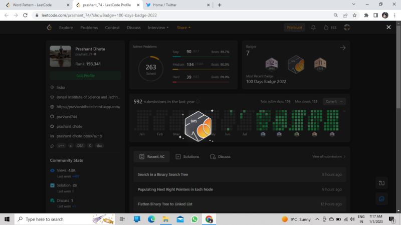 #100daysofcoding #100daysofcodechallenge #100daysofcoding #leetcode ... #100daysofcoding #100daysofcodechallenge #100daysofcoding #leetcode ...