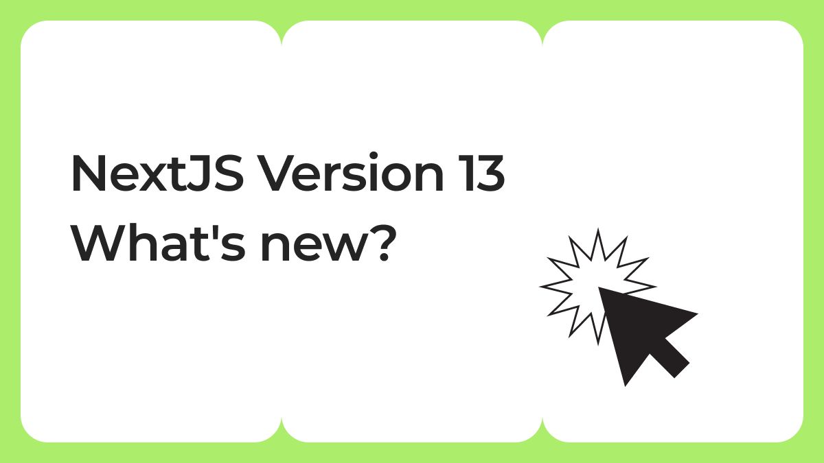 JavaScript Works on LinkedIn: NextJS Version 13, What's new? JavaScript Works on LinkedIn: NextJS Version 13, What's new?