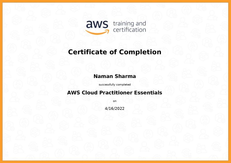 Naman Sharma on LinkedIn: #aws #cloud #amazon #cloudcomputing Naman Sharma on LinkedIn: #aws #cloud #amazon #cloudcomputing