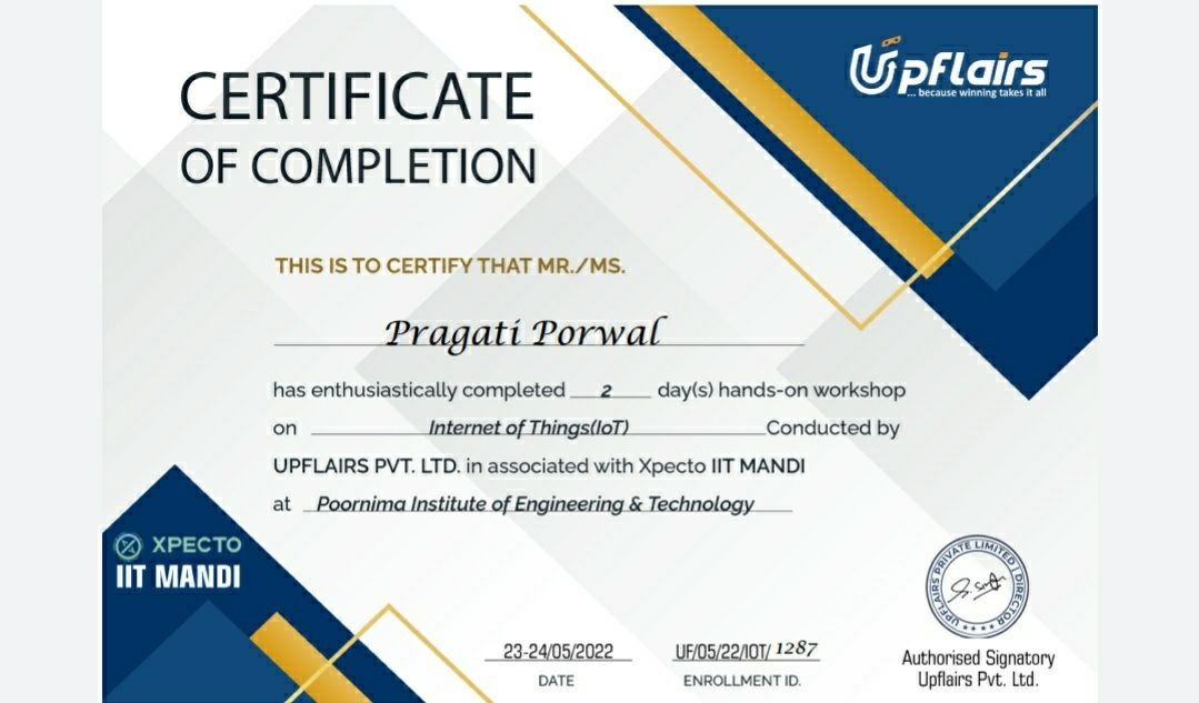 Pragati Porwal on LinkedIn: #pythonprogramming #iot Pragati Porwal on LinkedIn: #pythonprogramming #iot