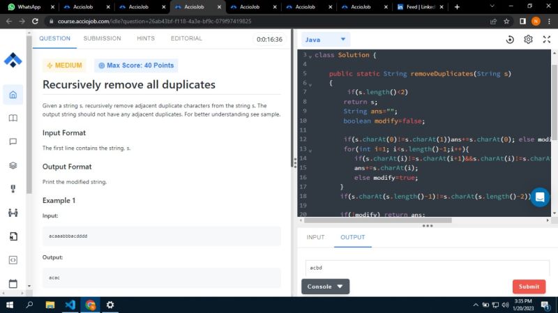 Nomaan Ahmad on LinkedIn: #acciojob #day28 #coding #arrays # ... Nomaan Ahmad on LinkedIn: #acciojob #day28 #coding #arrays # ...