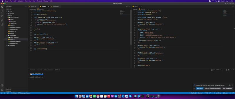Bharat Joshi on LinkedIn: #day #nodejs #javascript #100daysofcode Bharat Joshi on LinkedIn: #day #nodejs #javascript #100daysofcode