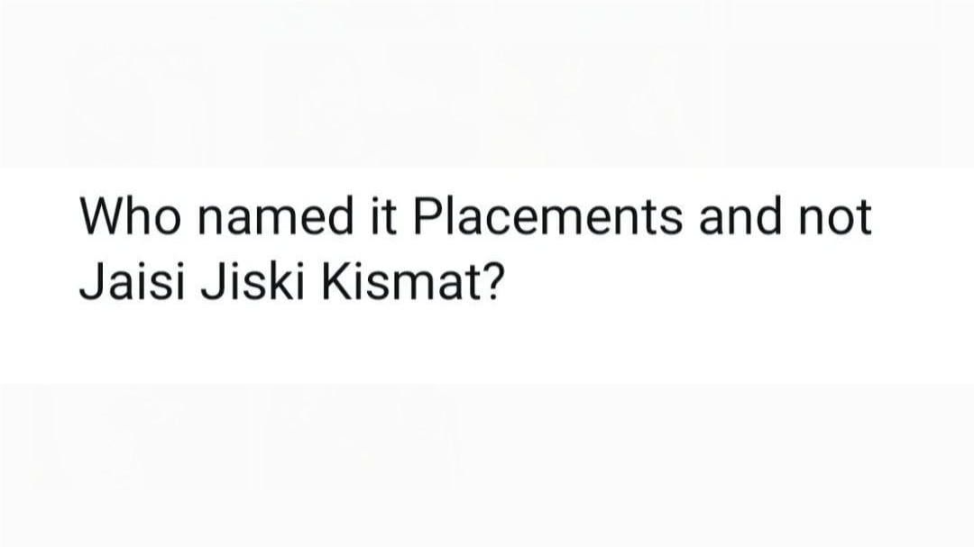 Yash Vardhan Tyagi on LinkedIn: #kismat #placement2022 Yash Vardhan Tyagi on LinkedIn: #kismat #placement2022