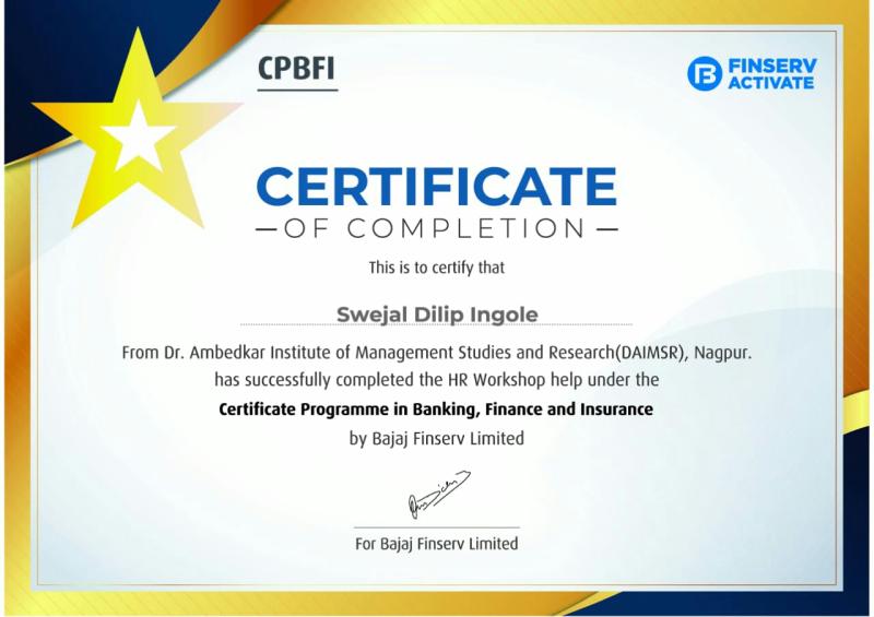 Swejal Ingole on LinkedIn: #bajajfinserv Swejal Ingole on LinkedIn: #bajajfinserv