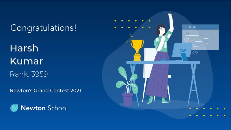 Harsh Kumar on LinkedIn: #coding #newtonschool #python Harsh Kumar on LinkedIn: #coding #newtonschool #python