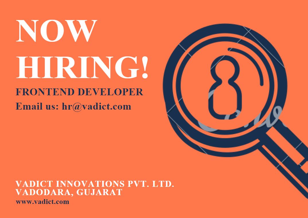 #vadict #frontenddeveloper #recruitment #jobopportunities | Hetal Pandit #vadict #frontenddeveloper #recruitment #jobopportunities | Hetal Pandit
