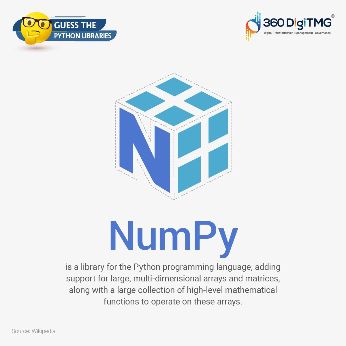 360DigiTMG on LinkedIn: #numpy #python #pythonlibraries #datascience # ... 360DigiTMG on LinkedIn: #numpy #python #pythonlibraries #datascience # ...