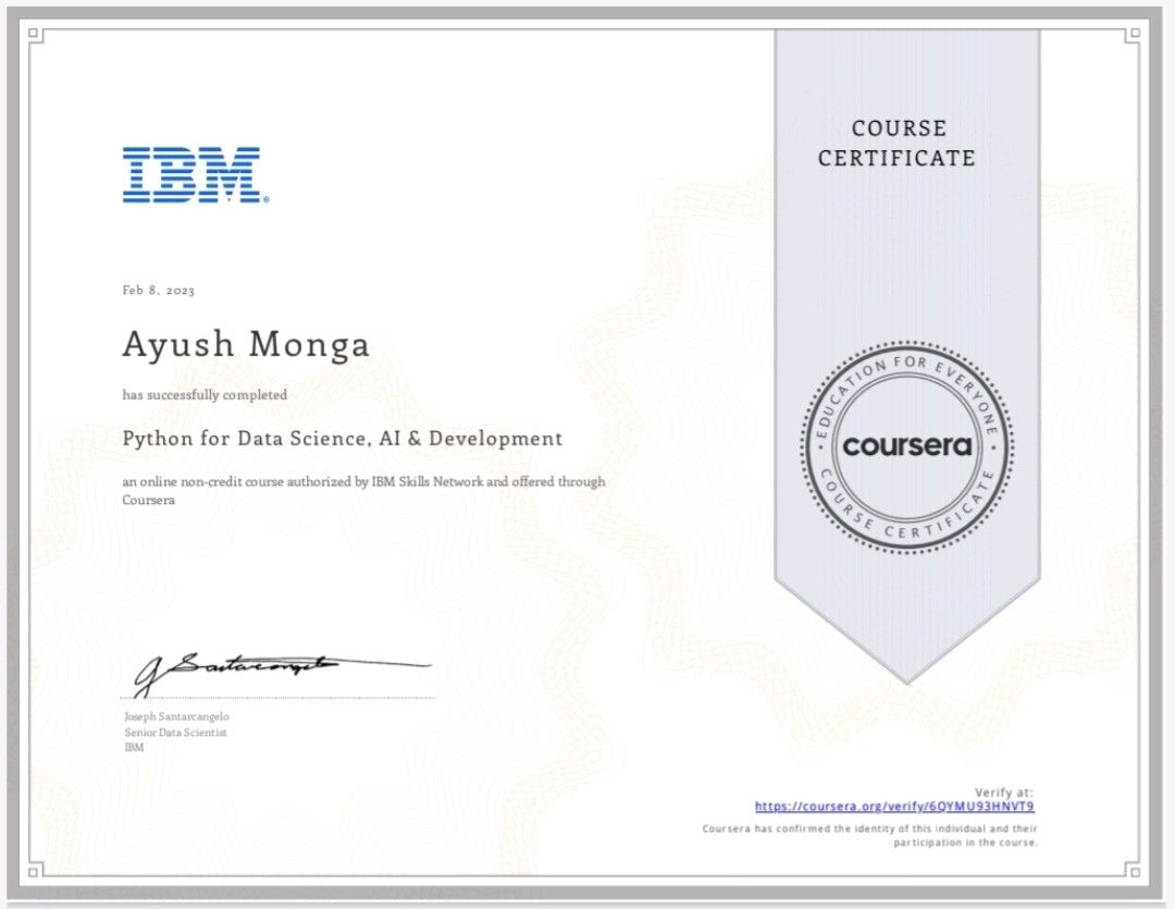 Ayush Monga on LinkedIn: #ai #datascience #python #development Ayush Monga on LinkedIn: #ai #datascience #python #development