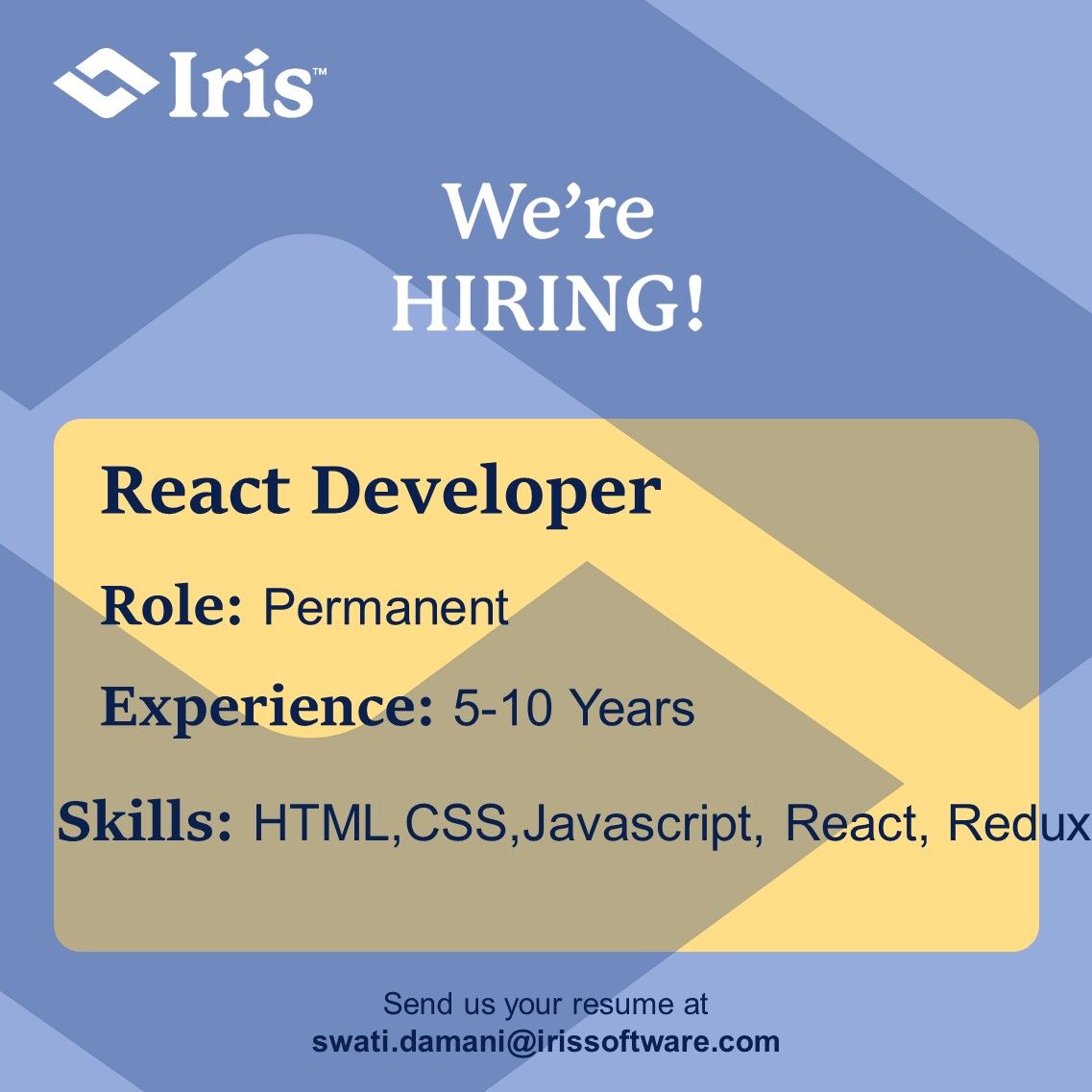 Swati D. on LinkedIn: #reactjsdeveloper #reactjs #javascript # ... Swati D. on LinkedIn: #reactjsdeveloper #reactjs #javascript # ...