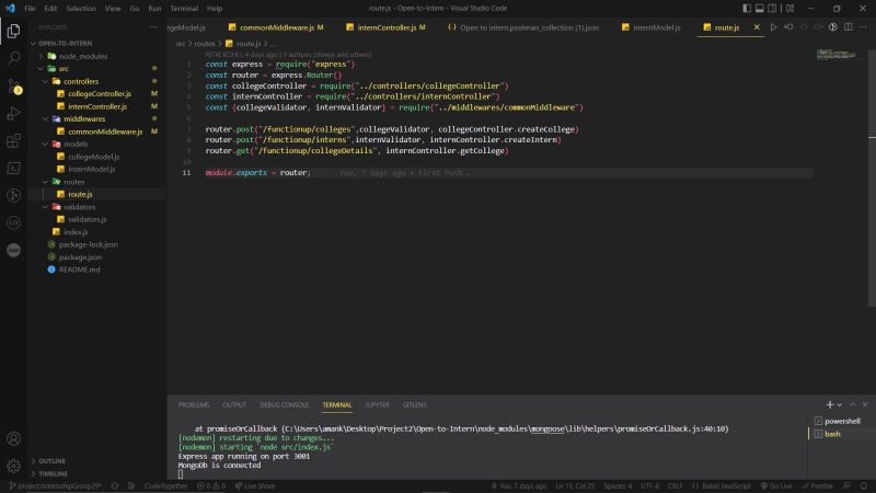 Shreya Dubey on LinkedIn: #open #javascript #nodejs #mongodb #postman # ... Shreya Dubey on LinkedIn: #open #javascript #nodejs #mongodb #postman # ...