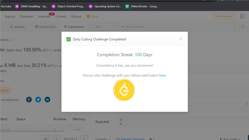 priyank tripathi on LinkedIn: #leetcode #100daysofcodechallenge | 15 ... priyank tripathi on LinkedIn: #leetcode #100daysofcodechallenge | 15 ...