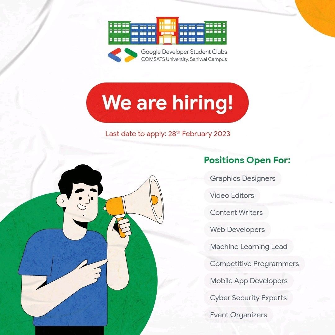GDSC COMSATS SAHIWAL on LinkedIn: #gdsc #cuiswl #community #work # ... GDSC COMSATS SAHIWAL on LinkedIn: #gdsc #cuiswl #community #work # ...