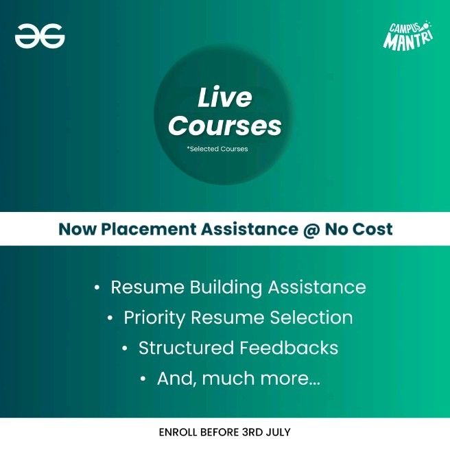 Samar Srivastav on LinkedIn: #geeksforgeeks #gfg #campusconnect # ... Samar Srivastav on LinkedIn: #geeksforgeeks #gfg #campusconnect # ...