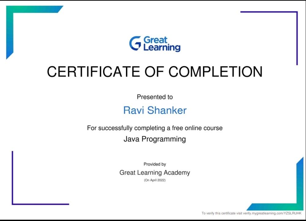 Ravi Shanker on LinkedIn: Java Programming Ravi Shanker on LinkedIn: Java Programming