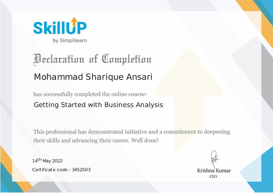 Sharique Ansari on LinkedIn: #skillup Sharique Ansari on LinkedIn: #skillup