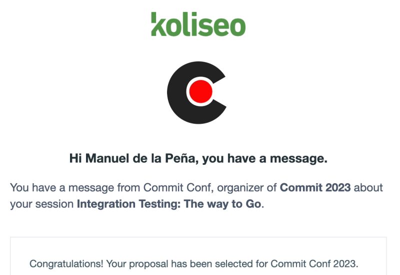 Manuel de la Peña 🪨 on LinkedIn: #integration #testing #golang # ... Manuel de la Peña 🪨 on LinkedIn: #integration #testing #golang # ...