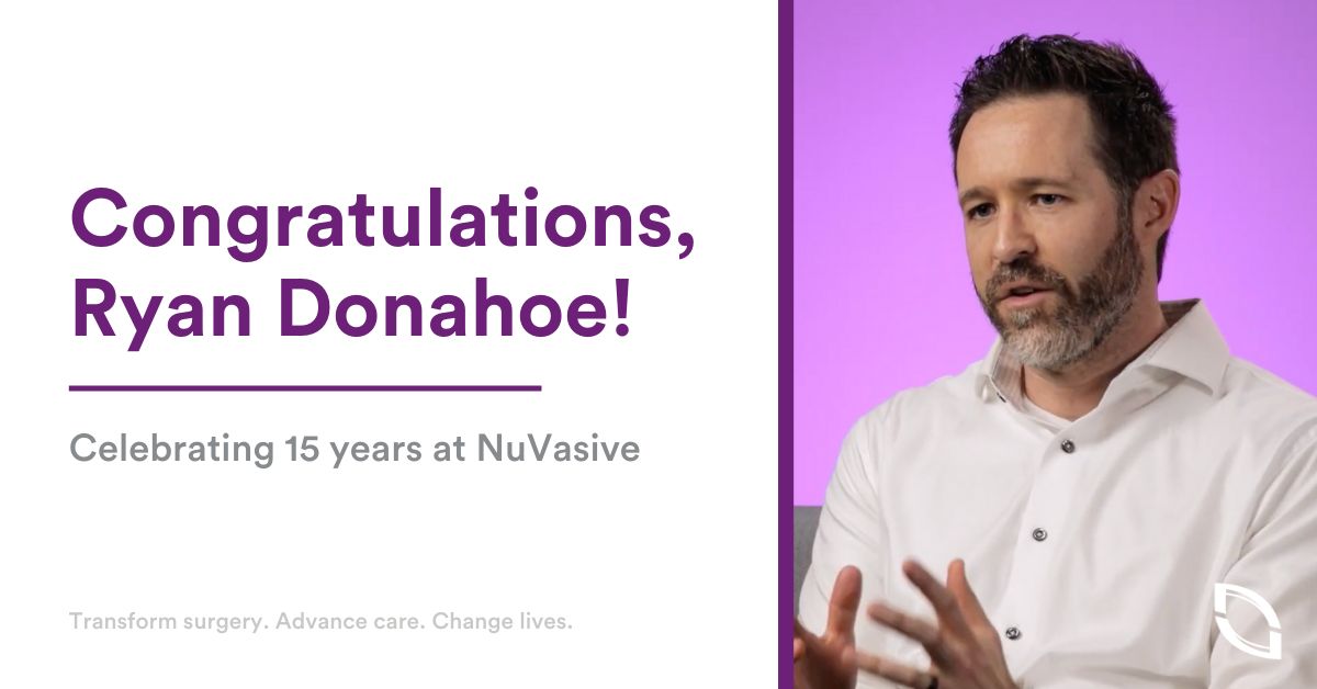 NuVasive on LinkedIn: Congratulations, Ryan Donahoe, on 15 years at ... NuVasive on LinkedIn: Congratulations, Ryan Donahoe, on 15 years at ...