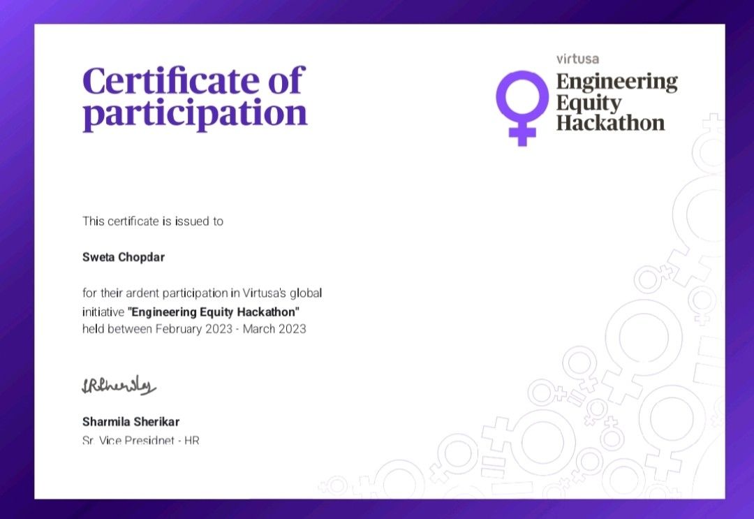 Sweta Chopdar on LinkedIn: #connections #share #engineering #hackathon ... Sweta Chopdar on LinkedIn: #connections #share #engineering #hackathon ...