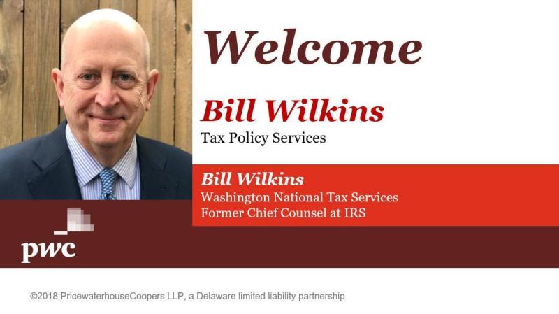 PwC on LinkedIn: PwC welcomes former IRS Chief Counsel, Bill Wilkins ... PwC on LinkedIn: PwC welcomes former IRS Chief Counsel, Bill Wilkins ...