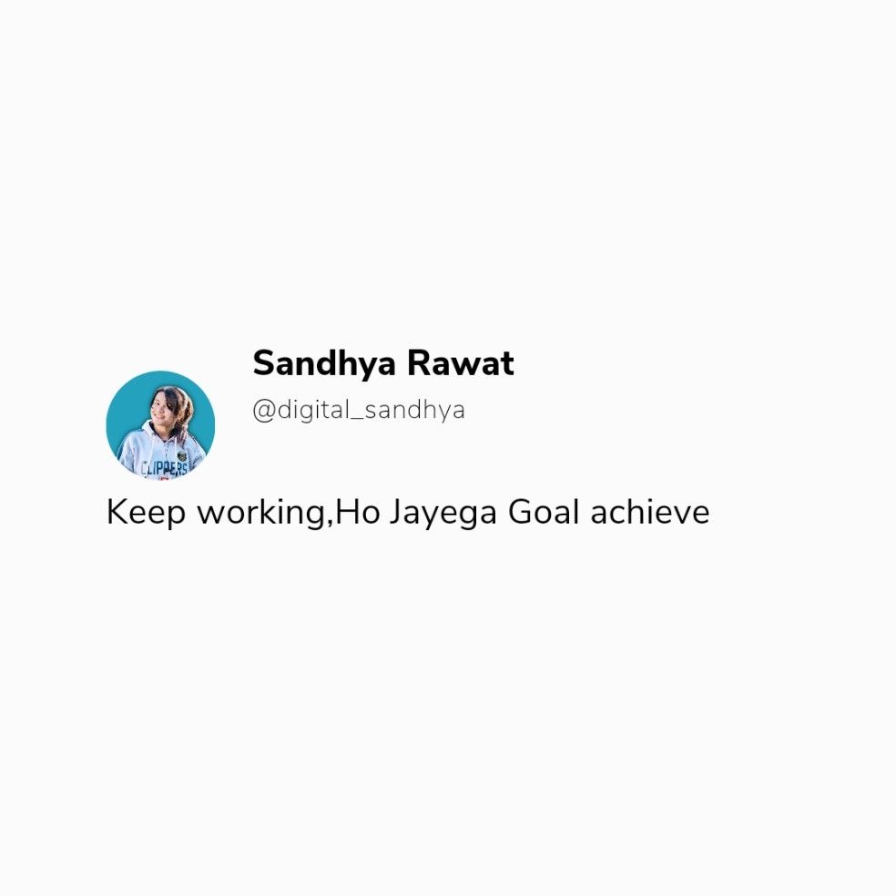 Sandhya Rawat on LinkedIn: #goals #work Sandhya Rawat on LinkedIn: #goals #work
