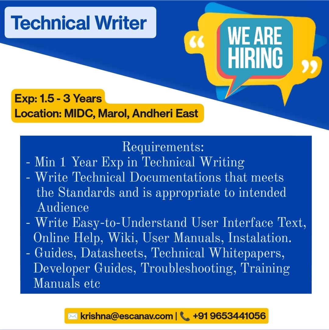 #hiringnow #likesharecomment #technicalwriter #technicalwriting ... #hiringnow #likesharecomment #technicalwriter #technicalwriting ...