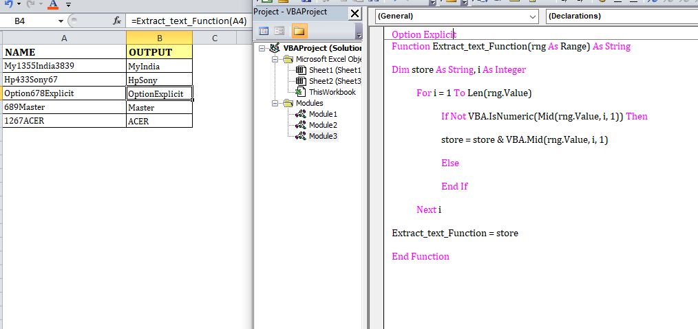 #vbaexcel #query: how to make a function for extracting text string ... #vbaexcel #query: how to make a function for extracting text string ...