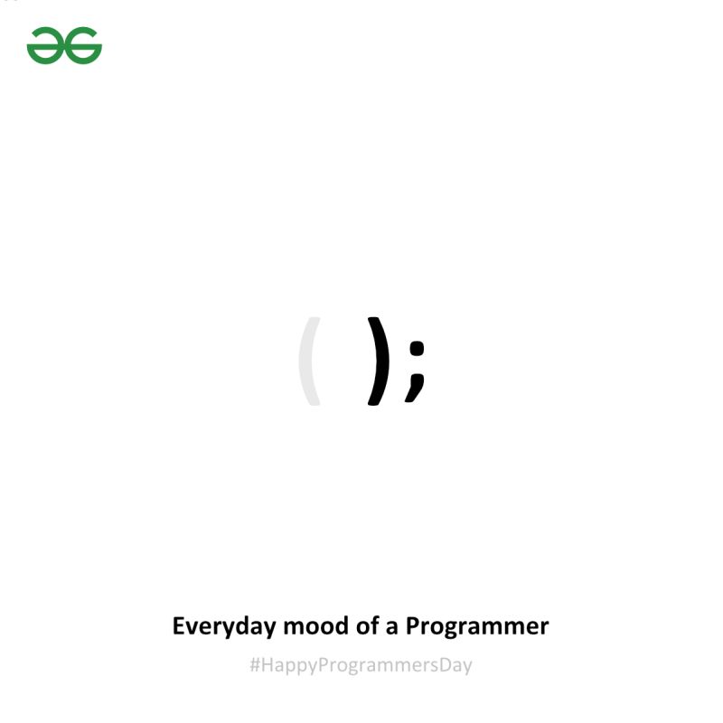 GeeksforGeeks on LinkedIn: #programmersday #programming #programmer # ... GeeksforGeeks on LinkedIn: #programmersday #programming #programmer # ...