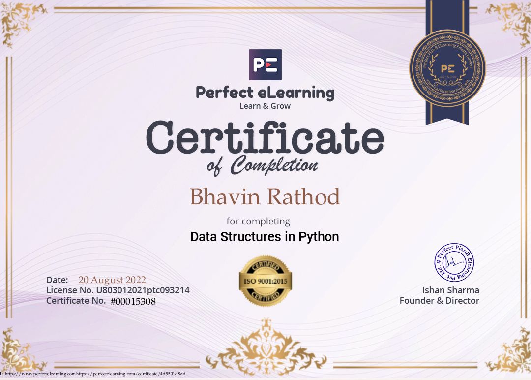 Bhavin Rathod on LinkedIn: #datastructures #python #machinelearning # ... Bhavin Rathod on LinkedIn: #datastructures #python #machinelearning # ...