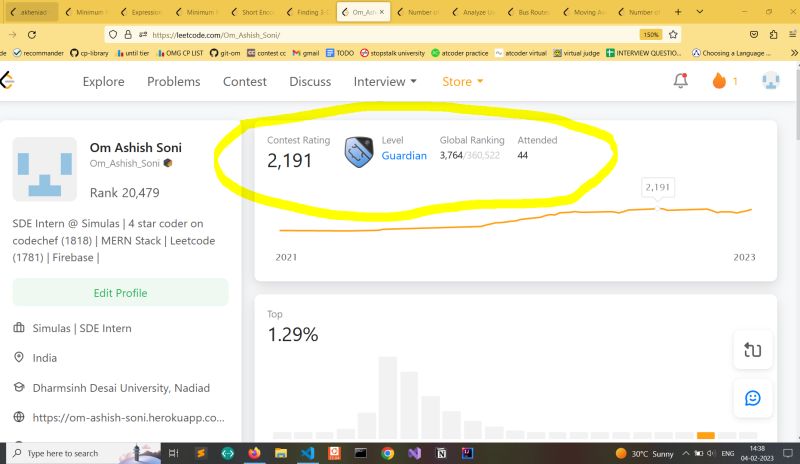 Om Soni on LinkedIn: #leetcode #guardian_badge Om Soni on LinkedIn: #leetcode #guardian_badge