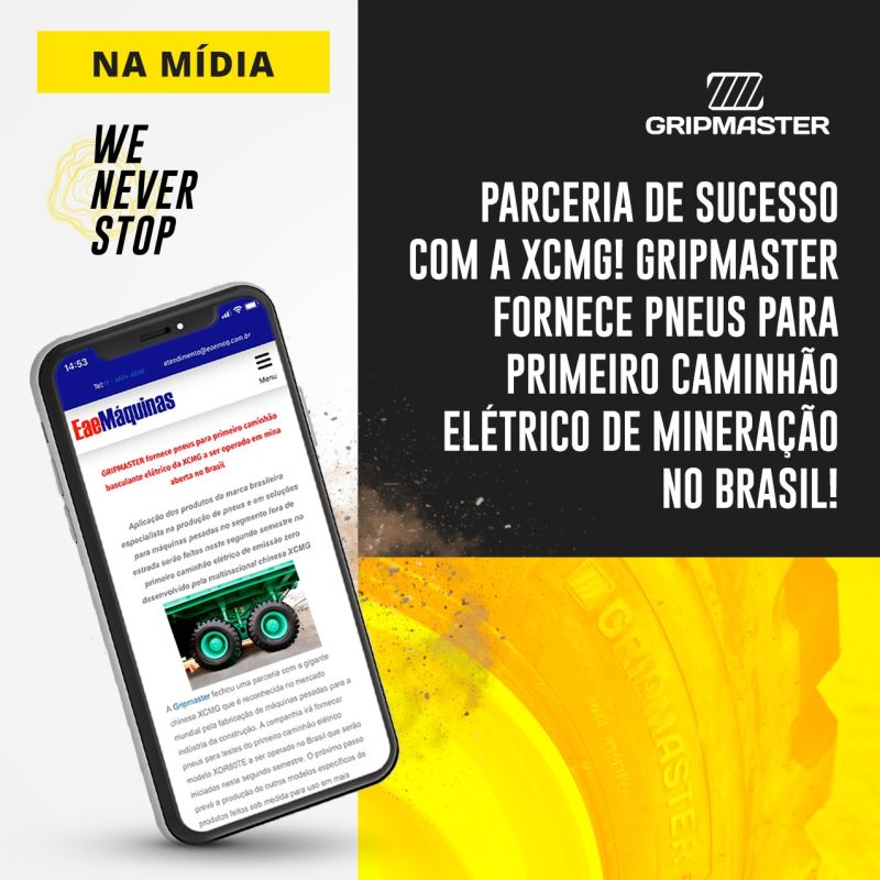 #gripmastertires #caminhãoeletrico #mineracao | Leandro Veiga #gripmastertires #caminhãoeletrico #mineracao | Leandro Veiga