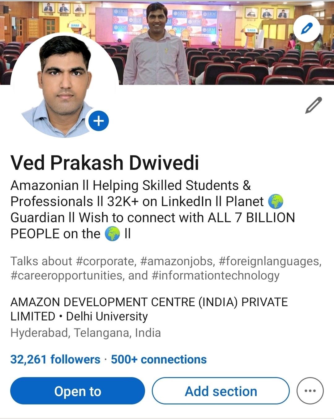 Ved Prakash Dwivedi en LinkedIn: #connections #linkedin #growthmindset ... Ved Prakash Dwivedi en LinkedIn: #connections #linkedin #growthmindset ...