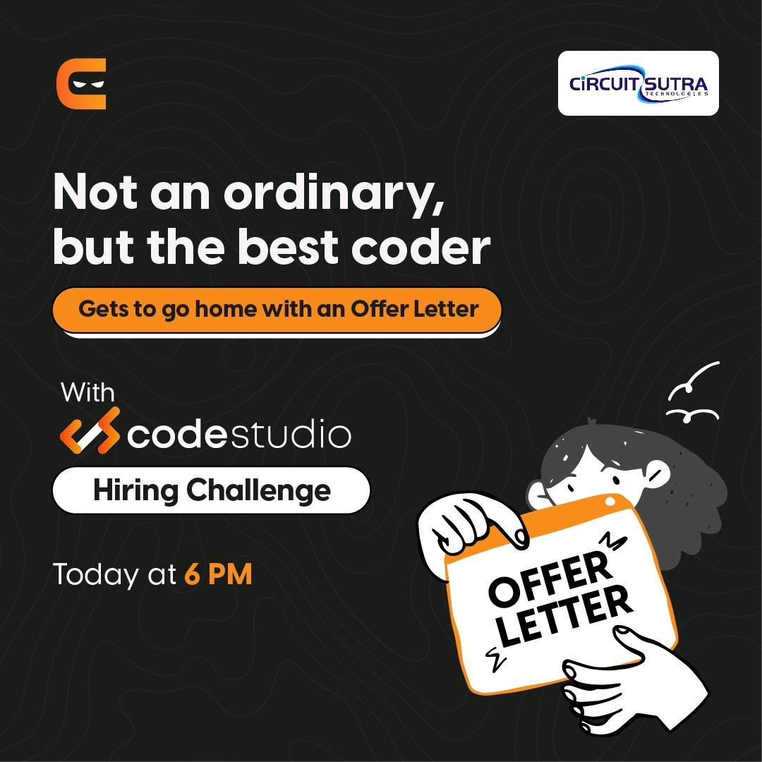 Coding Ninjas on LinkedIn: #codingninjas #hiring #codestudio #challenge Coding Ninjas on LinkedIn: #codingninjas #hiring #codestudio #challenge