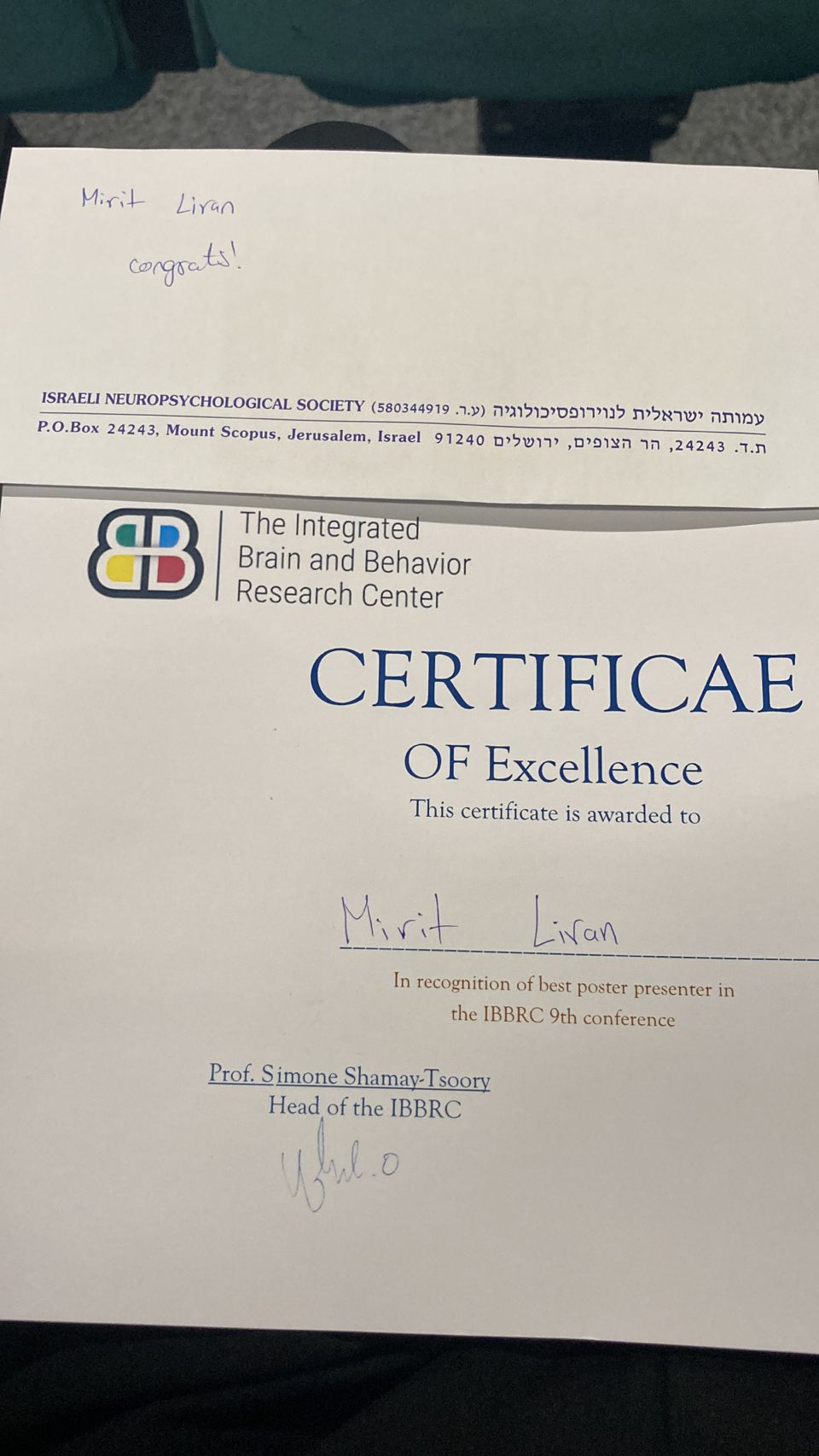 Mirit Liran on LinkedIn: #ibbrc #universityofhaifa #telavivuniversity # ... Mirit Liran on LinkedIn: #ibbrc #universityofhaifa #telavivuniversity # ...