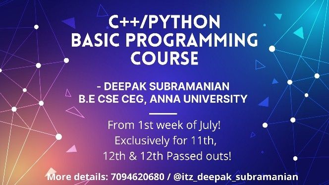 Deepak Subramanian on LinkedIn: #programming #engineering #python # ... Deepak Subramanian on LinkedIn: #programming #engineering #python # ...