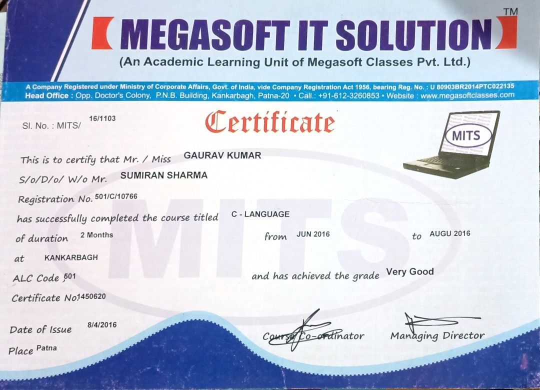 Gaurav Kumar on LinkedIn: #cprogramminglanguage Gaurav Kumar on LinkedIn: #cprogramminglanguage