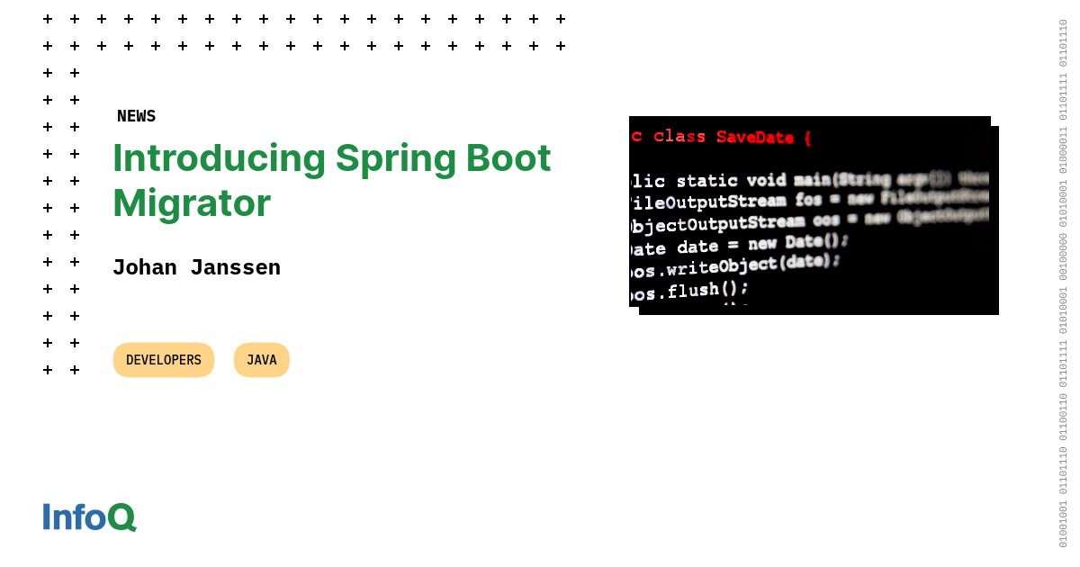 InfoQ on LinkedIn: #infoq #java #springboot InfoQ on LinkedIn: #infoq #java #springboot
