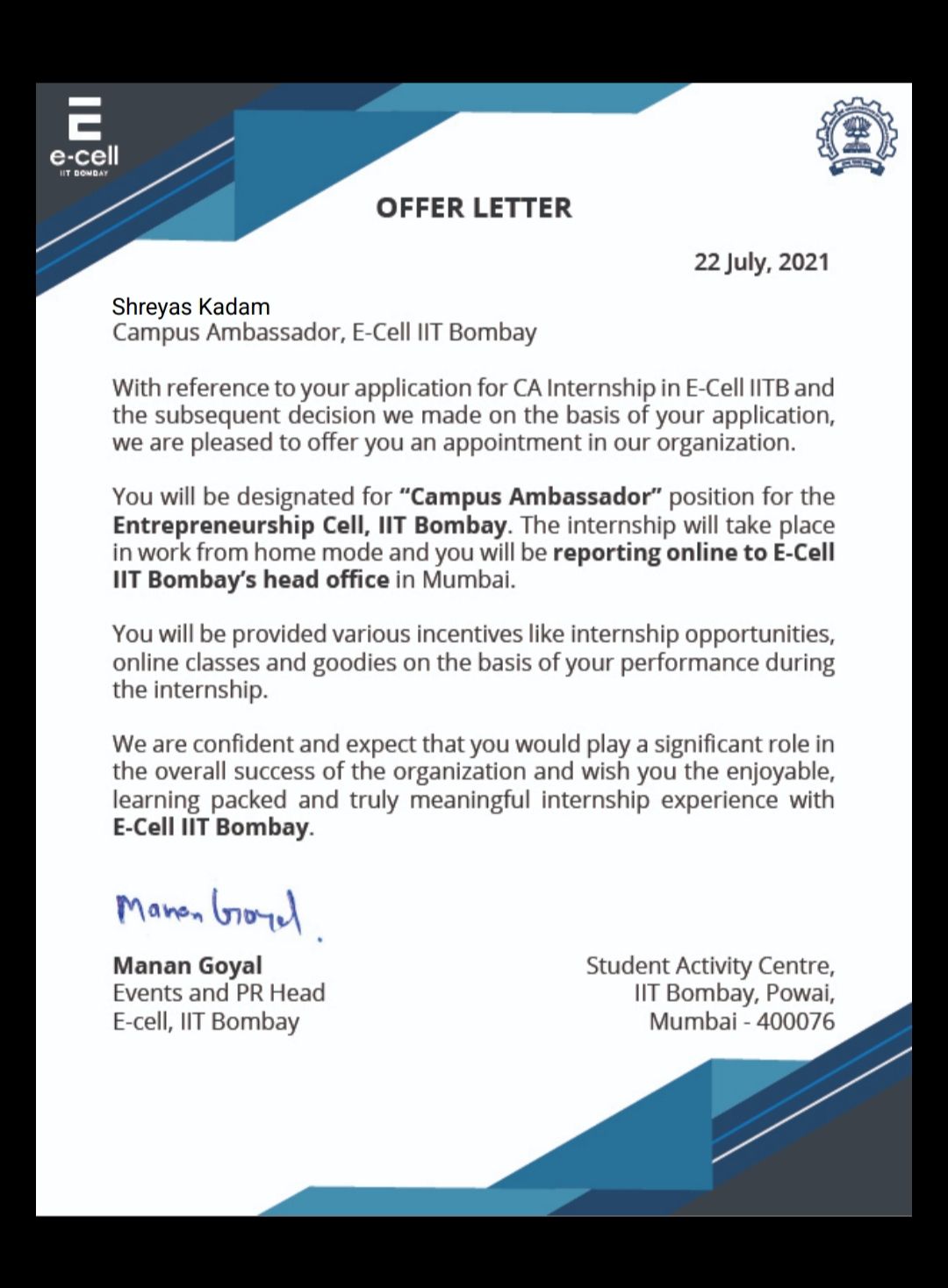 Shreyas Kadam on LinkedIn: #firstpost #entrepreneurship #learning # ... Shreyas Kadam on LinkedIn: #firstpost #entrepreneurship #learning # ...