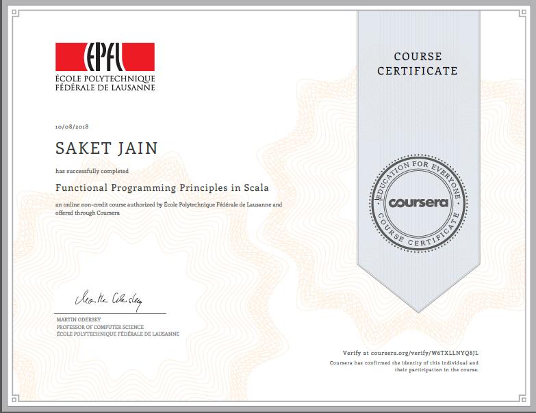 Saket Jain on LinkedIn: #scala #functionalprogramming #bigdata Saket Jain on LinkedIn: #scala #functionalprogramming #bigdata