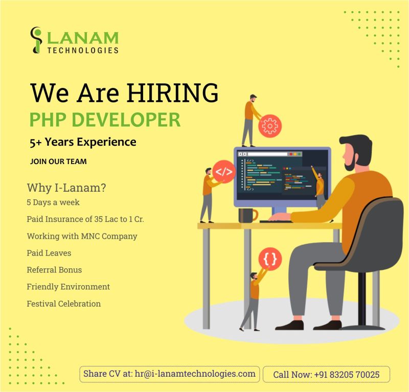 i-Lanam Technologies on LinkedIn: #phpdevelopers #phplaravel #phpjobs # ... i-Lanam Technologies on LinkedIn: #phpdevelopers #phplaravel #phpjobs # ...