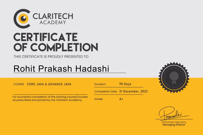 Rohit Hadashi on LinkedIn: #java #corejava #advancedjava # ... Rohit Hadashi on LinkedIn: #java #corejava #advancedjava # ...