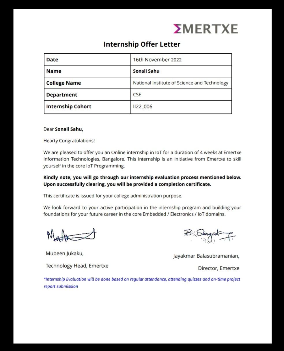 #connections #internship #iot | Sonali Sahu #connections #internship #iot | Sonali Sahu