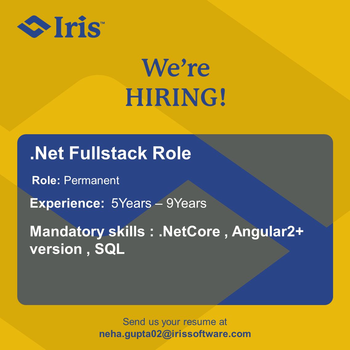 #hiring #sql #angular | Neha Gupta #hiring #sql #angular | Neha Gupta