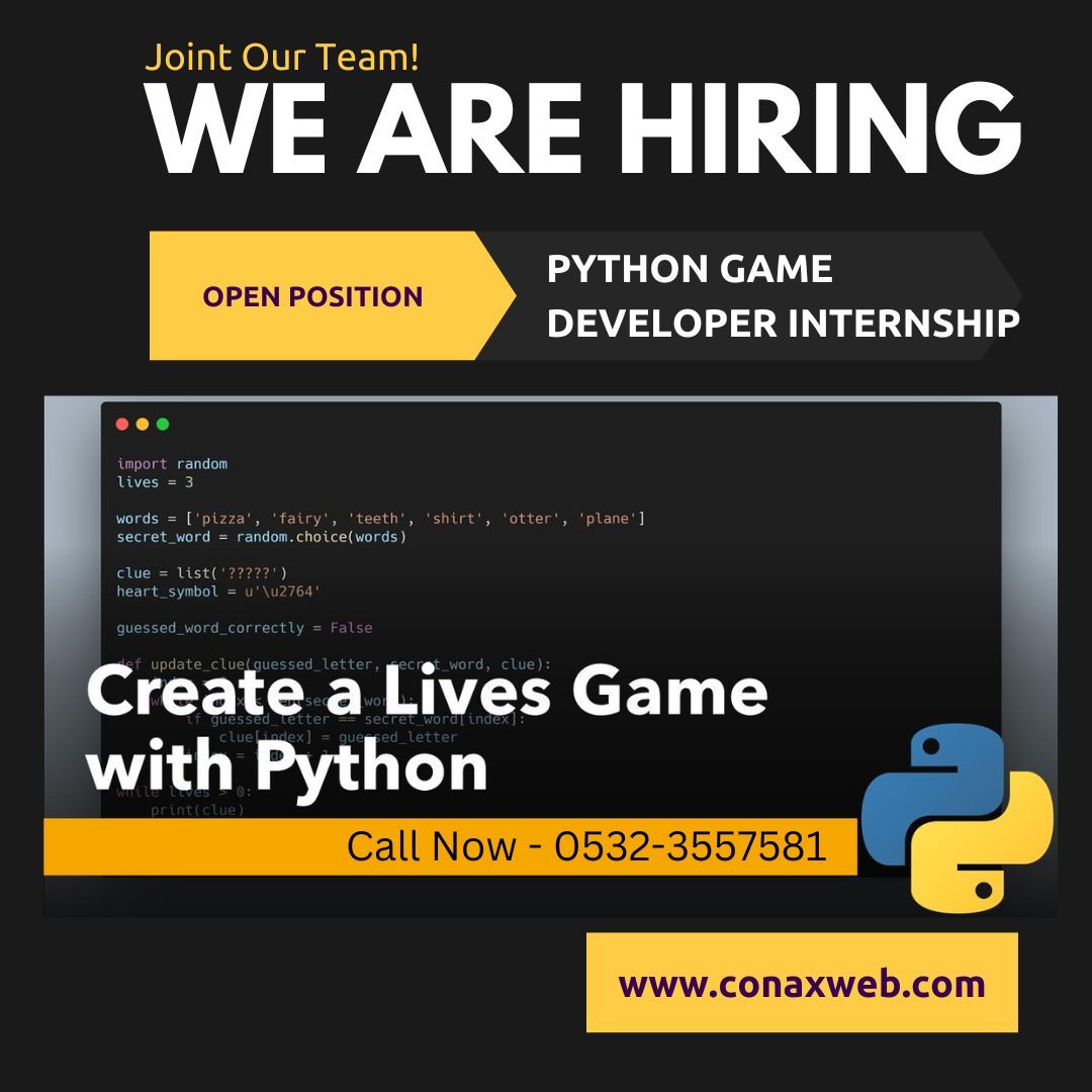 Shaheen Sheikh on LinkedIn: #hiring #pythonprogramming #games # ... Shaheen Sheikh on LinkedIn: #hiring #pythonprogramming #games # ...