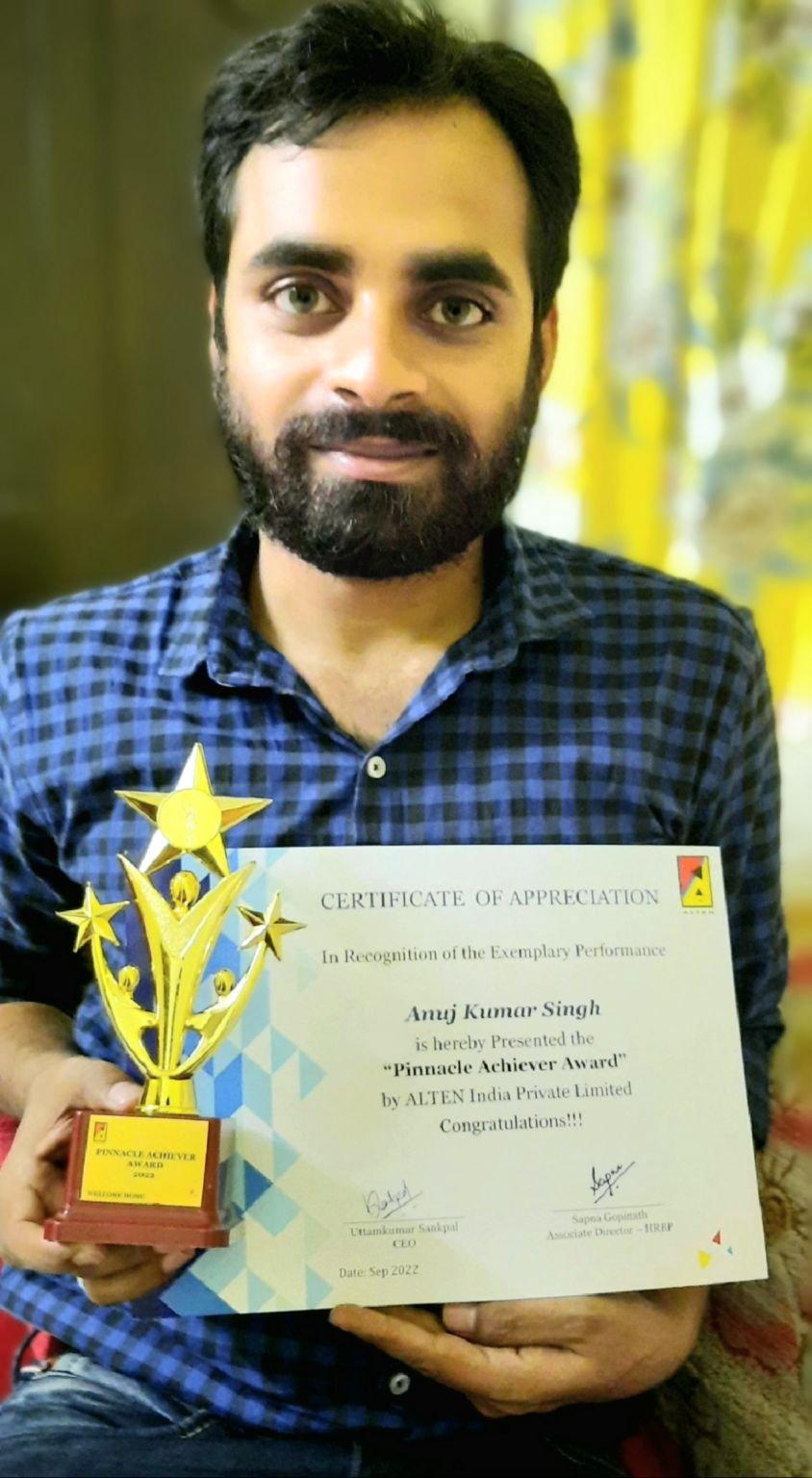 Pavani BM on LinkedIn: Congratulations Anuj Kumar Singh on achieving ... Pavani BM on LinkedIn: Congratulations Anuj Kumar Singh on achieving ...