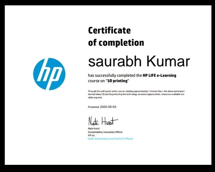 SAURABH KUMAR on LinkedIn: #completed #course #successfully #hp SAURABH KUMAR on LinkedIn: #completed #course #successfully #hp